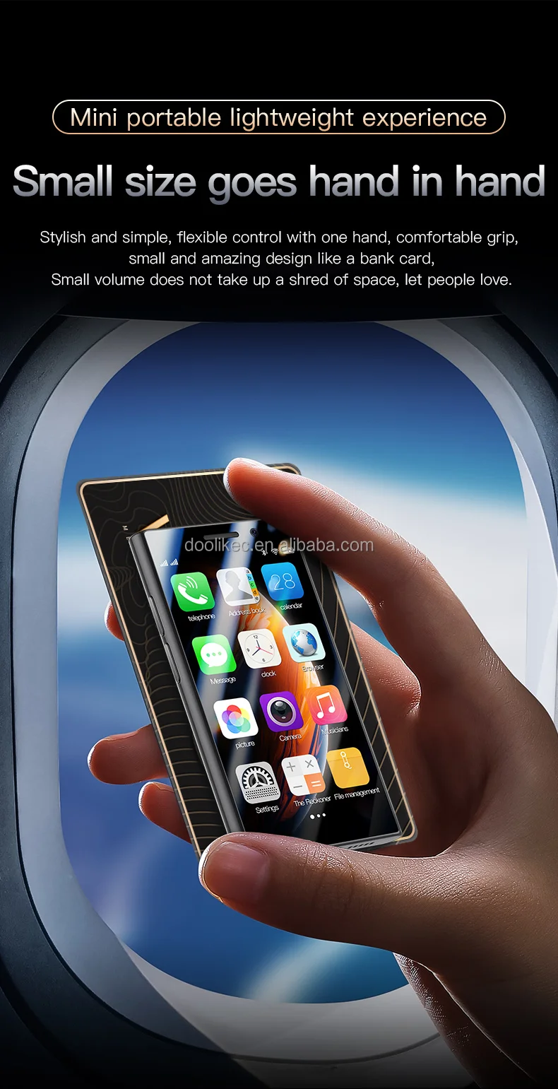 Mini Touch Screen Mobile Phone - Fashion & Function