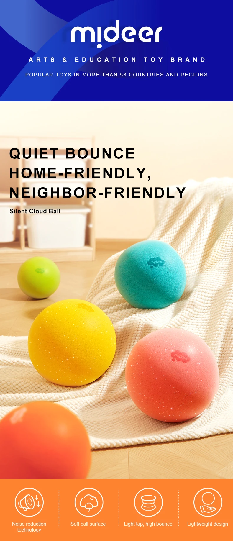 Mideer MD6190 Softball - Fun Indoor Training Toy for Kids