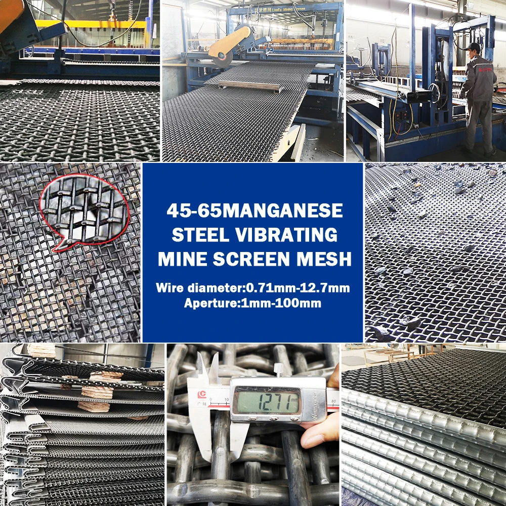 Vibrating Screen Mesh China Factory Crimped Wire Mesh