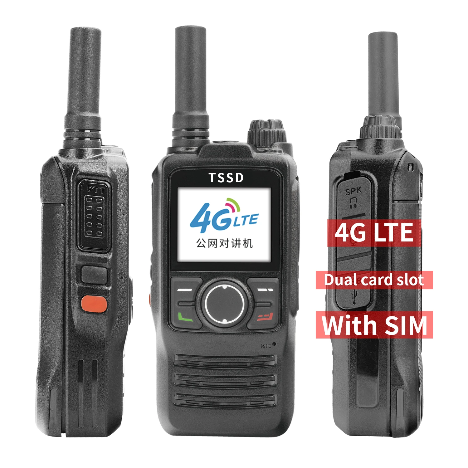 Talkie Walkie Professionnel 4g Lte Ppt Poc Unlimited Distance Double ...