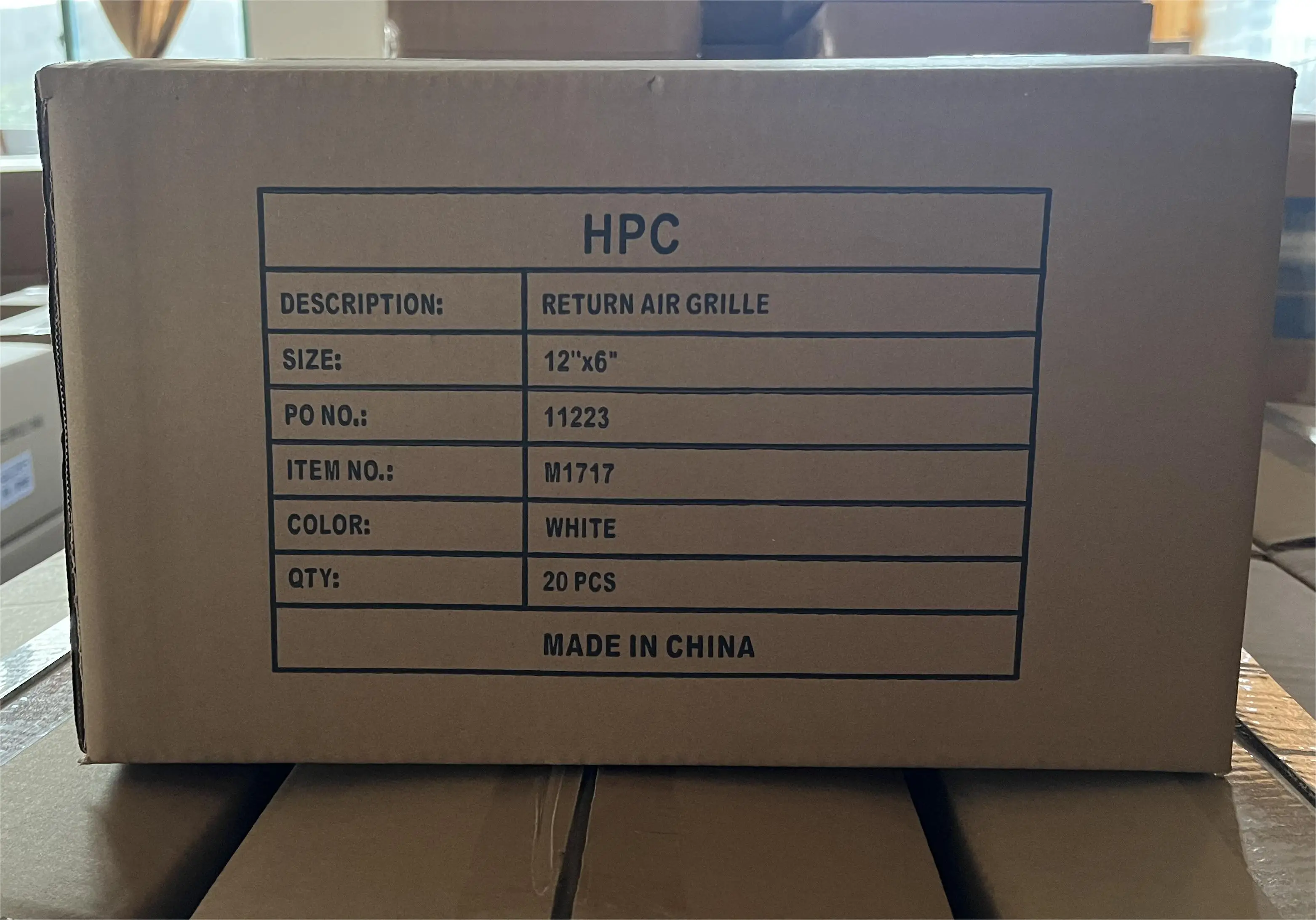 Aluminum Air Covers Louver Drain White Exterior Vent Grill