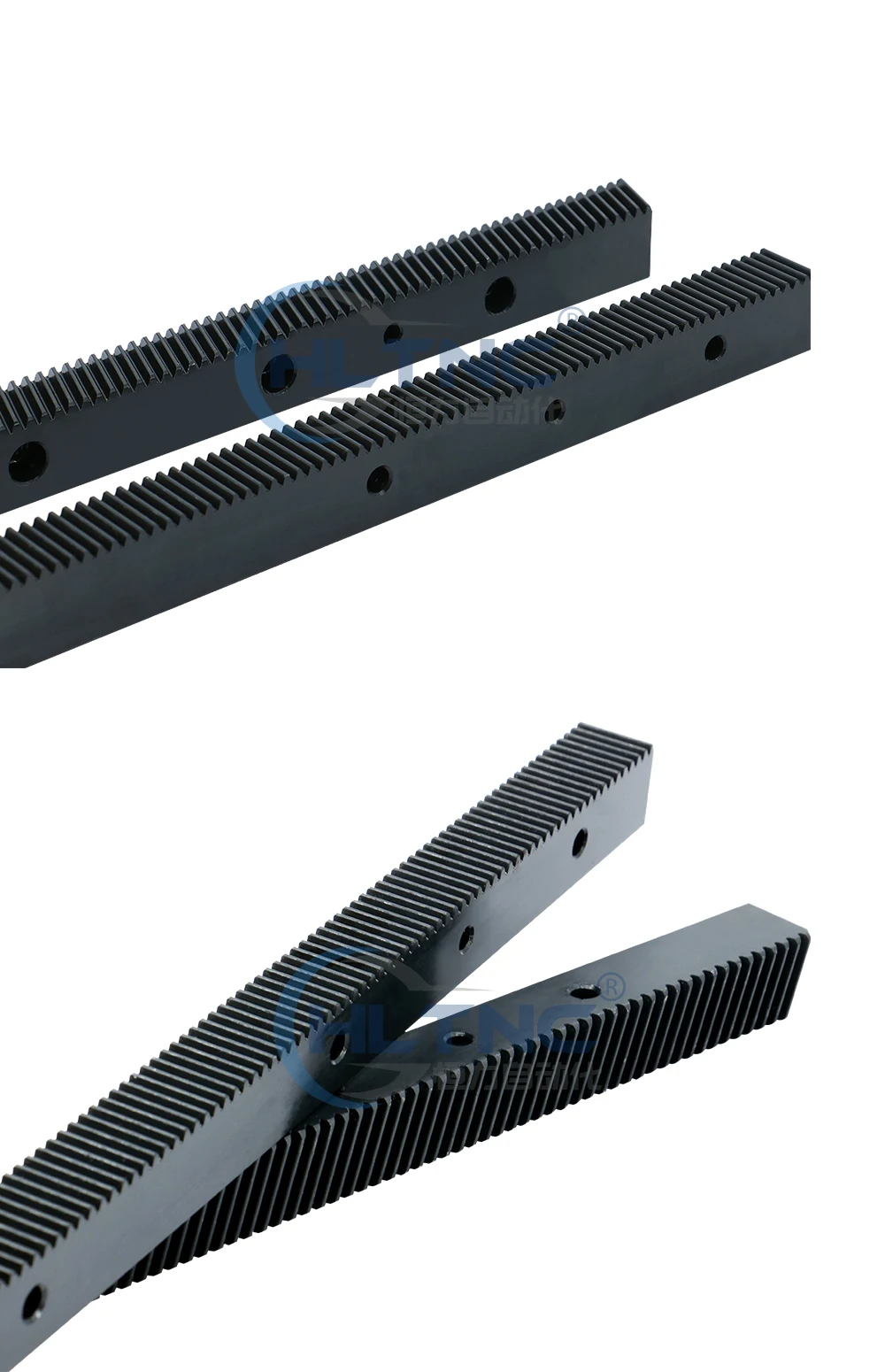 Customized Straight Gear Rack With Mounting Holes 1m/1.5m/2/2.5/3m Any ...