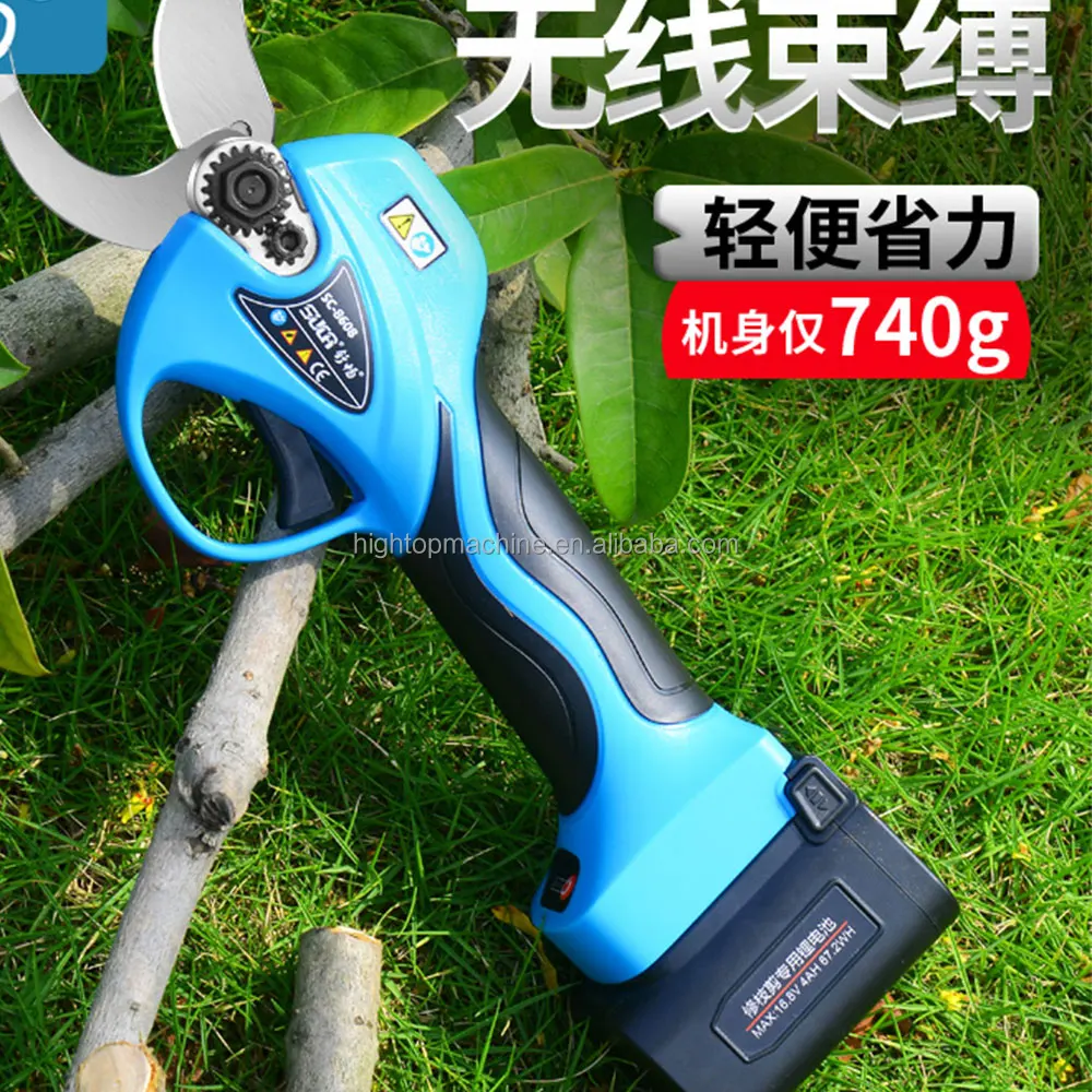 Cordless Pruning Shears Electric Bypass Cutters Powered Hand Operated ...