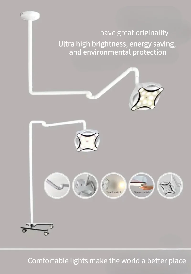 Portable Operating Room Led Lighting Hospital Operating Room Led Operating Light Movable Lamps ...