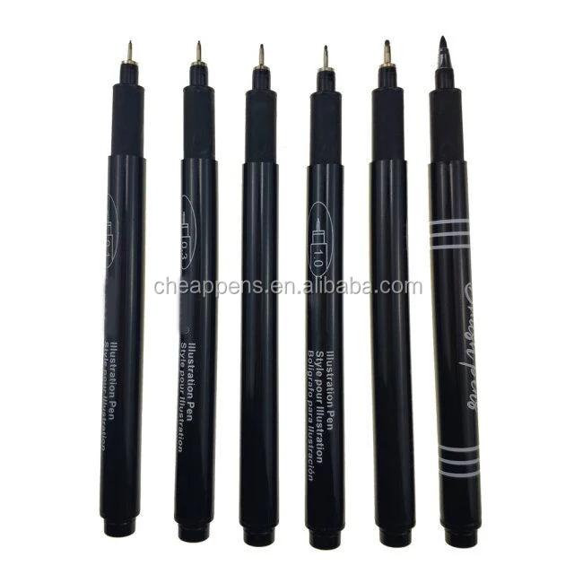 Waterproof Graphic Micro Illustration Permanent Art Marker Pen Set ...