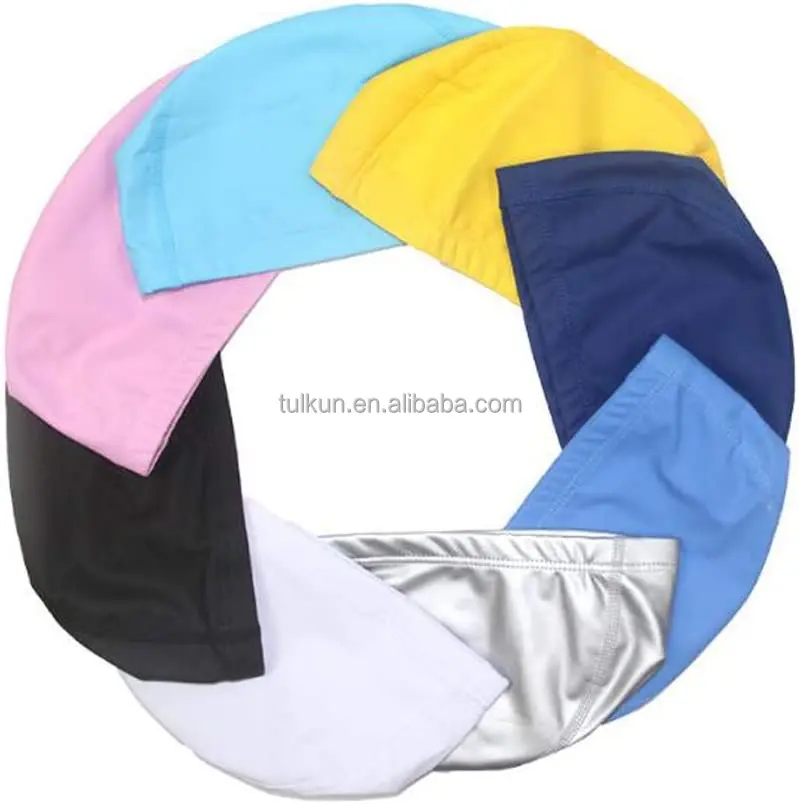 OEM Various Color Lycra Swim Cap Spandex Swim Cap Fabric Swimming Cap ...