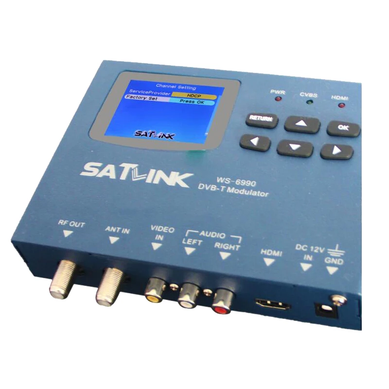 Satlink Meter Ws-6990 1 Route Dvb-t Modulator/ Av/ Hd Terrestrial ...
