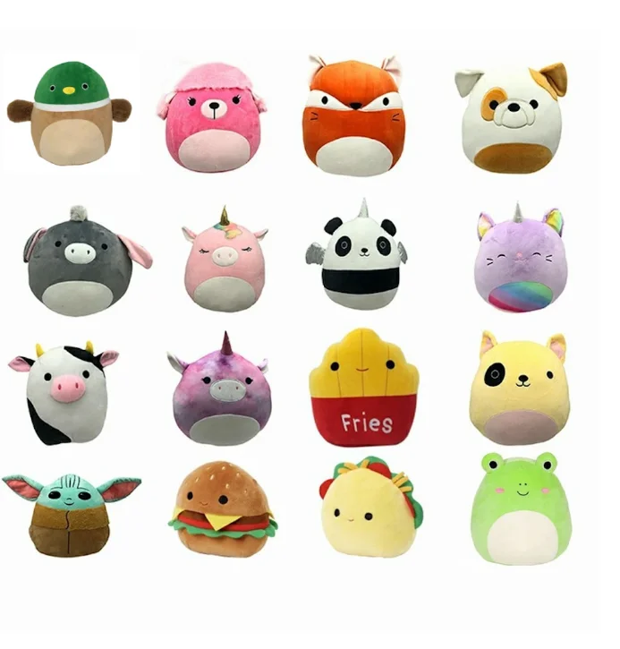 Wholesale Squishmallowable Squish Mallow Cartoon Rainbow Cow Cute ...
