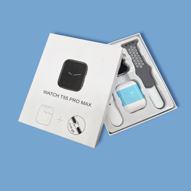 2023 Appl Watch Series 7 Original Reloj Smartwatch T55 Pro Max 2 In 1 ...