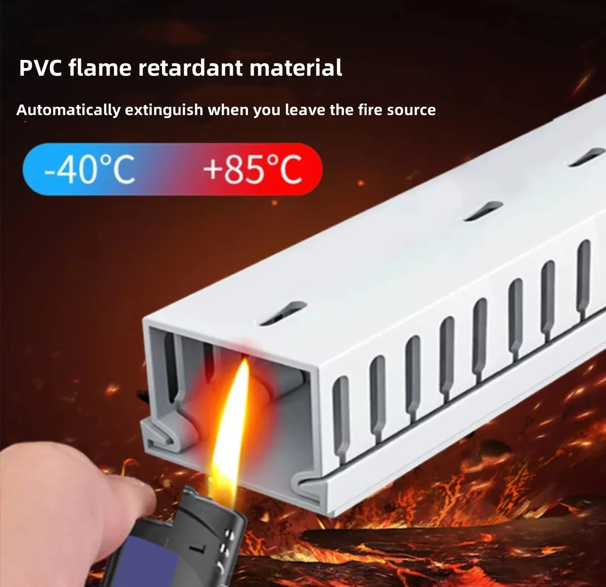 PXC Lead-Free Flame Retardant PVC Cable Ducts - Slotted Wiring Ducts ...