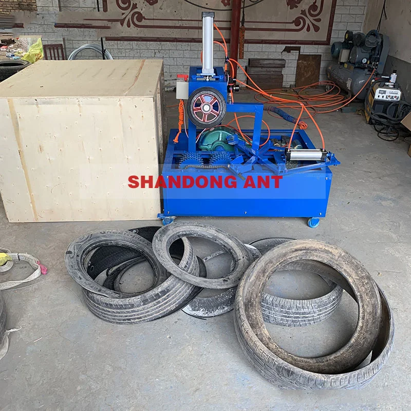 Good Performance Tyres Rubber Cutter Tire Strip Cutting Recycling ...