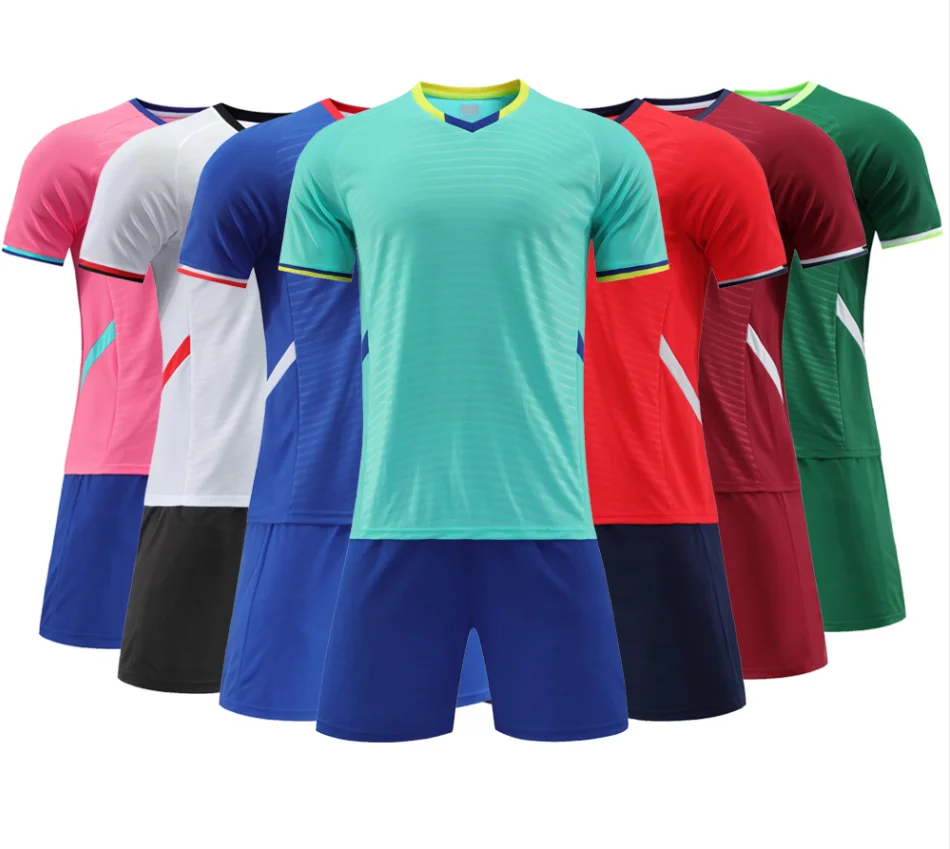 Wholesale Blank 7On7 Football Uniforms Kids Soccer Jersey T Shirts ...