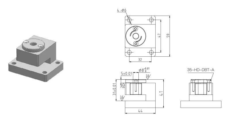 Customizable Zero Base Dial Indicator Calibration Device for Machine ...