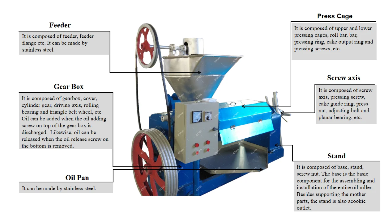 Palm Kernel Oil Press - High Efficiency Extraction Machine