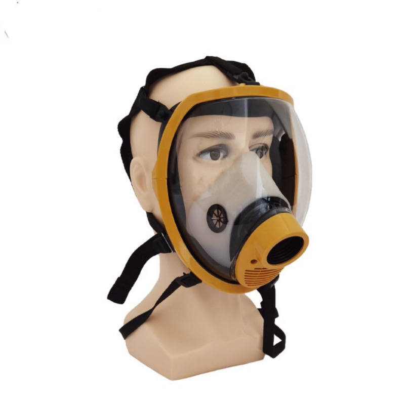 Cylindrical Silicone Anti Gas Mask - Firefighting & Pollution