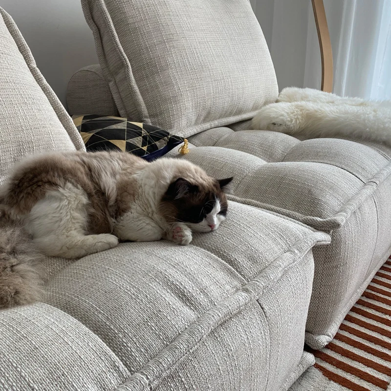 Modern Square Shape Recliner Design Fabric Sofa Luxury Couch Living ...