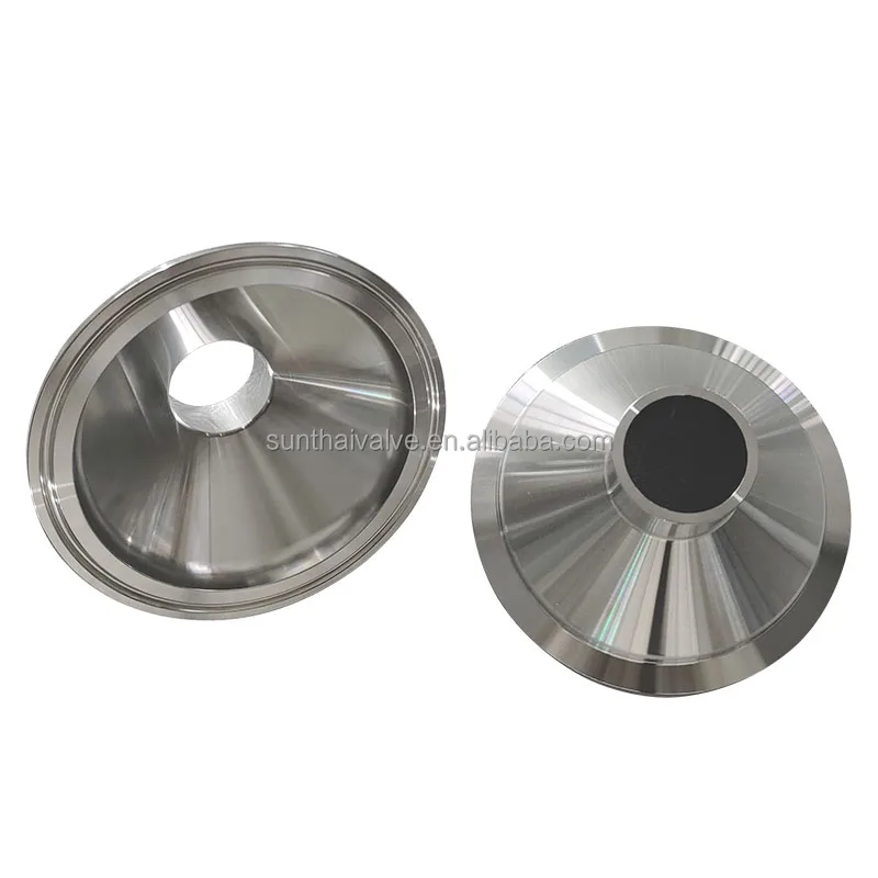 Customized Stainless Steel Weld to Clamped Hopper Sanitary Concentric ...