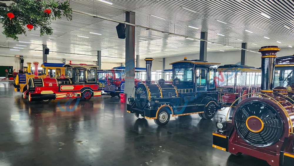 Electric Shopping Mall Train Rides/theme Park Outdoor Travel Trackless ...