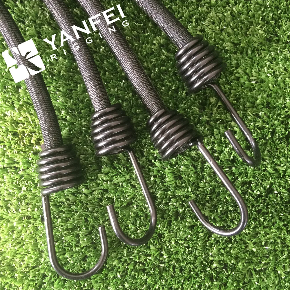 High Stretch Luggage Rope Elastic Rope - Buy Bungee Cord With Hooks ...