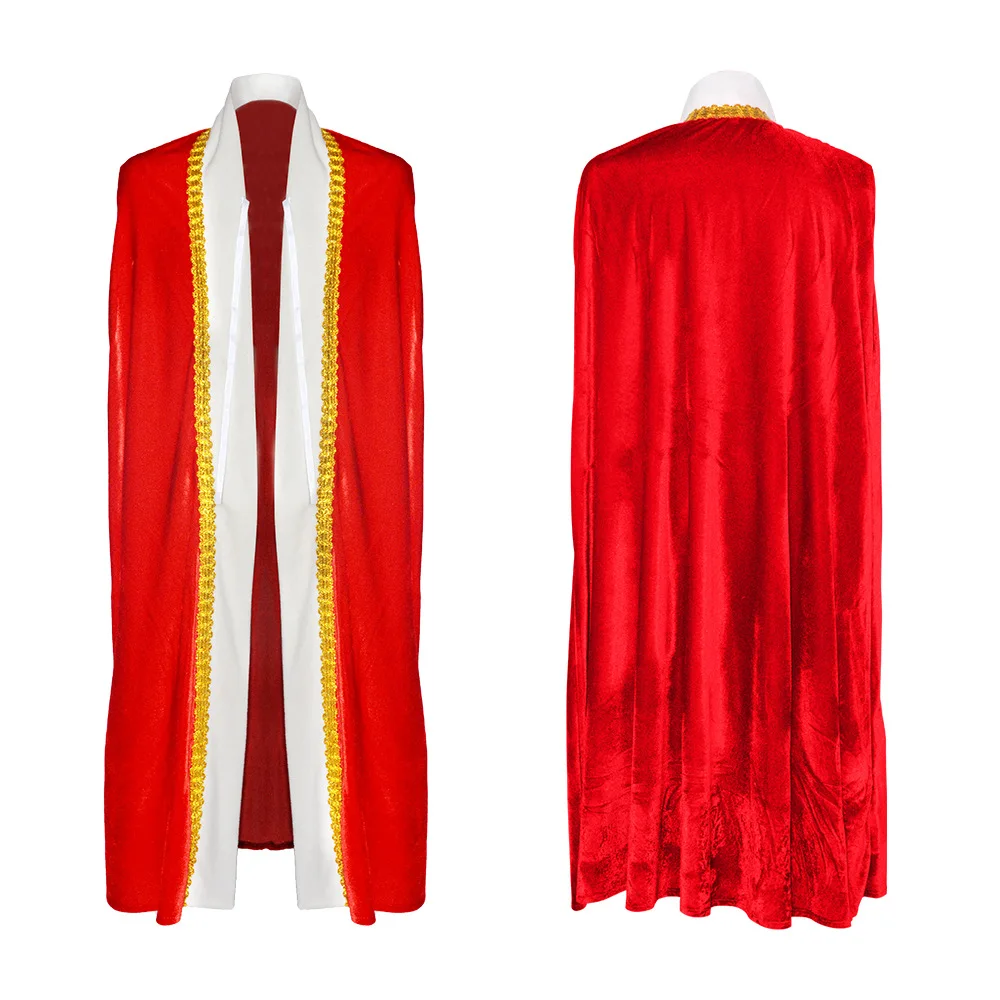 Adult Halloween Cape - Medieval Roman Flamen Priest Cosplay