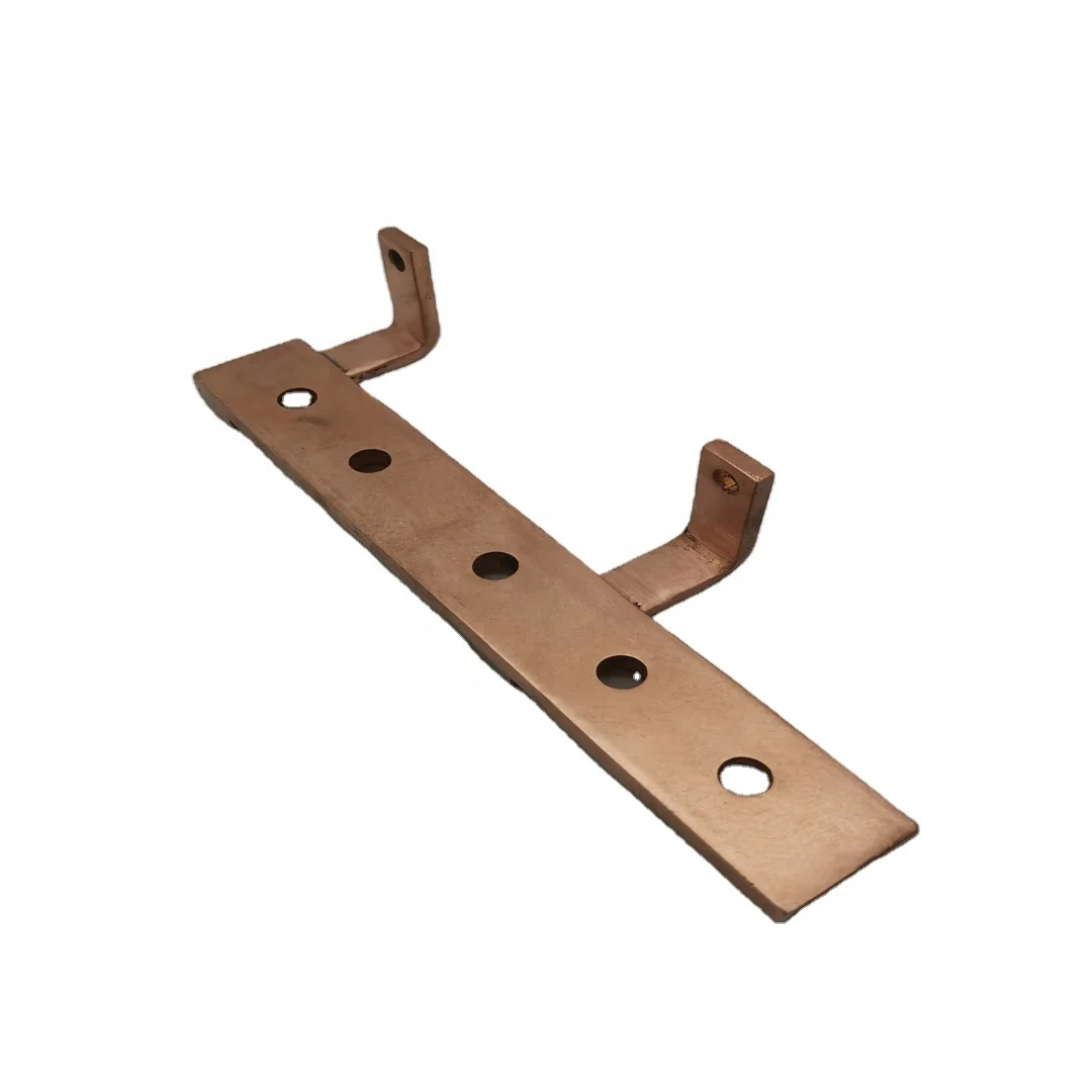 Pure Grounding Custom Hard Flat Rigid Earth Copper Bus Bar For Power ...