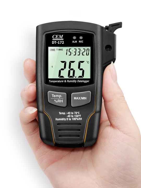 CEM DT-172 Temperature and Humidity Data Logger - Accurate Hygrometer ...