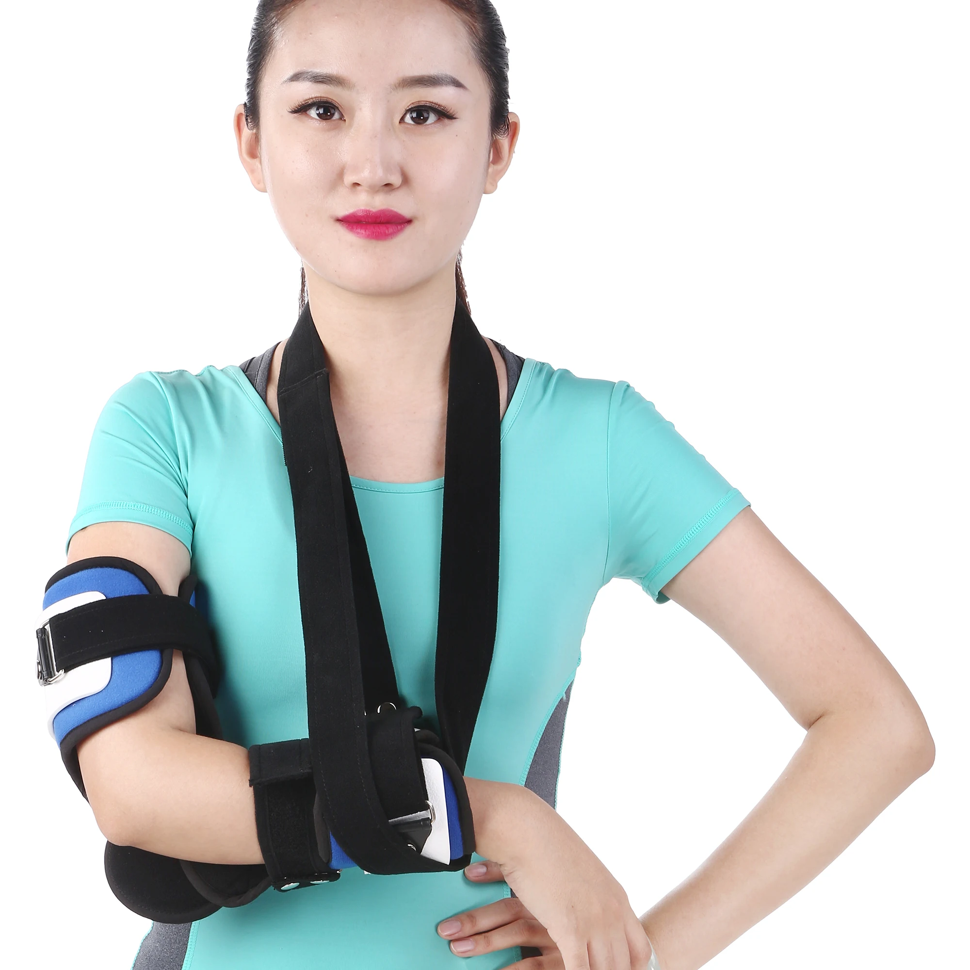 Rehabilitation Equipment Elbow Brace Elbow Immobilizer Rom Hinged Brace ...