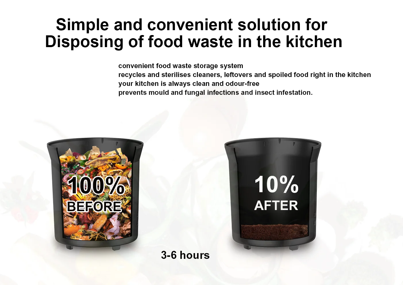 Aouball Food Waste Disposer - Efficient Recycling Solutions