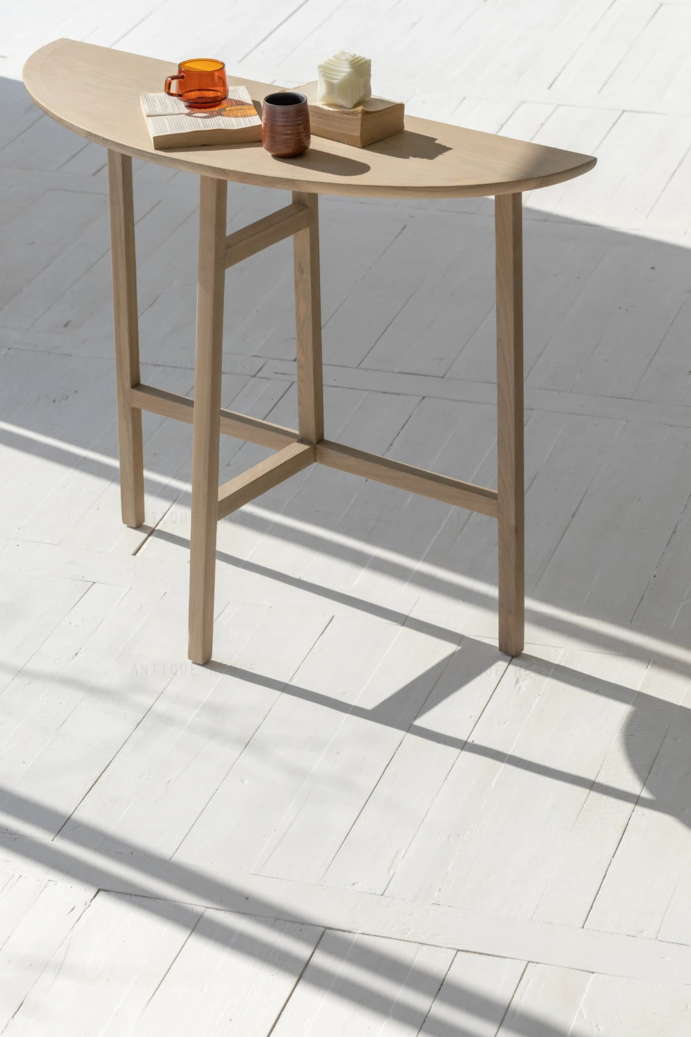 Minimalist Living Room Furniture Japandi North America Oak Wood Multi ...