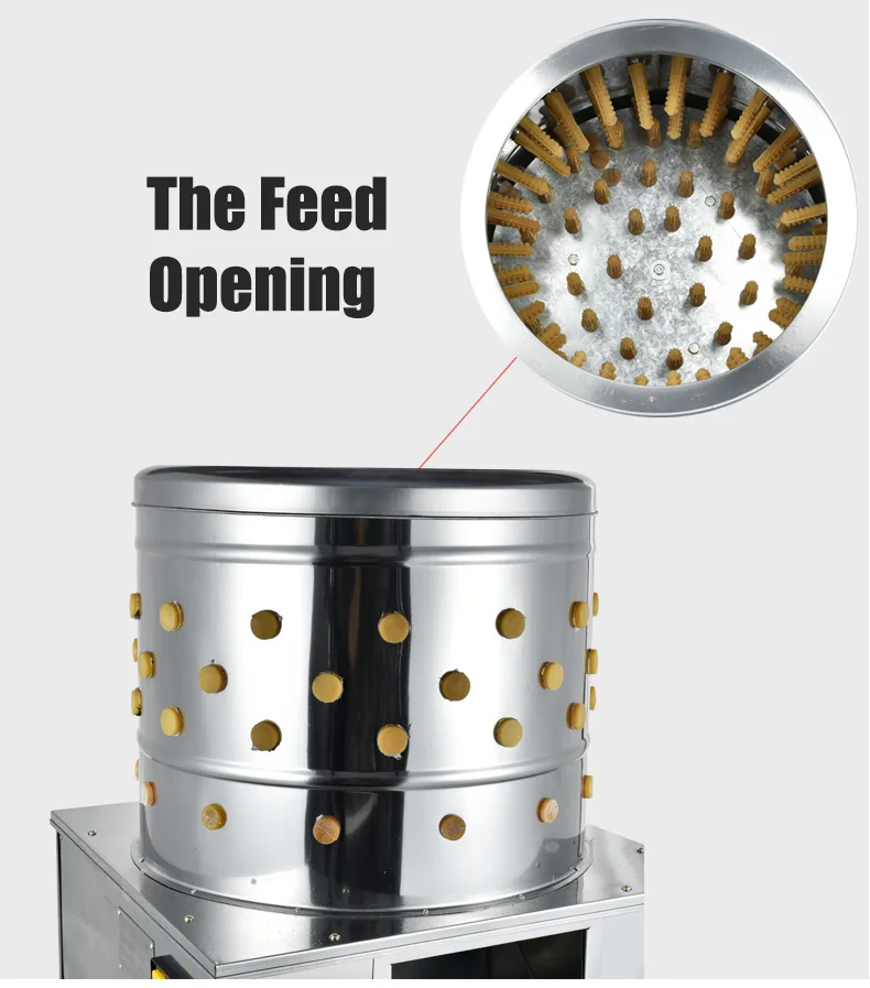 Efficient Poultry Processing with Automatic Feather Removal