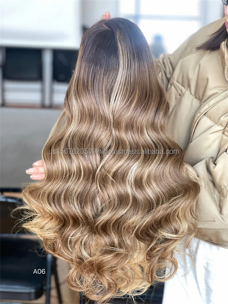 Shy Luxury New Cap Cuticle Alinged European Raw Balayage HD 13X5 Lace ...