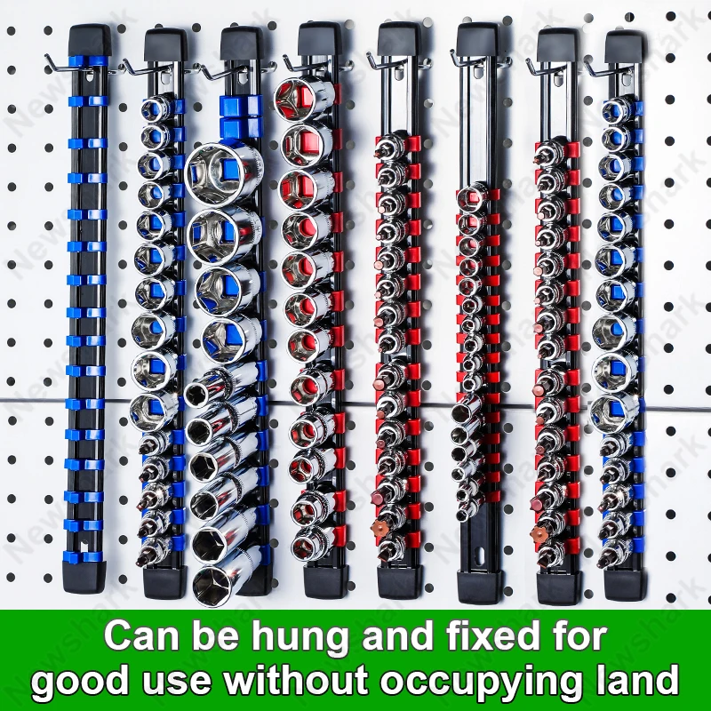 Heavy Duty Socket Racks Socket Organizer 6pcs 1/4 3/8 1/2inch Drive ...