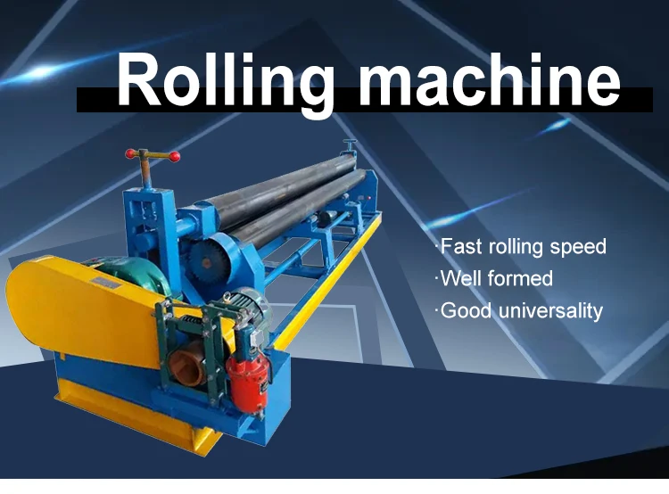 Three-roller Semi-automatic Mechanical Rolling Machine Fully Automatic ...