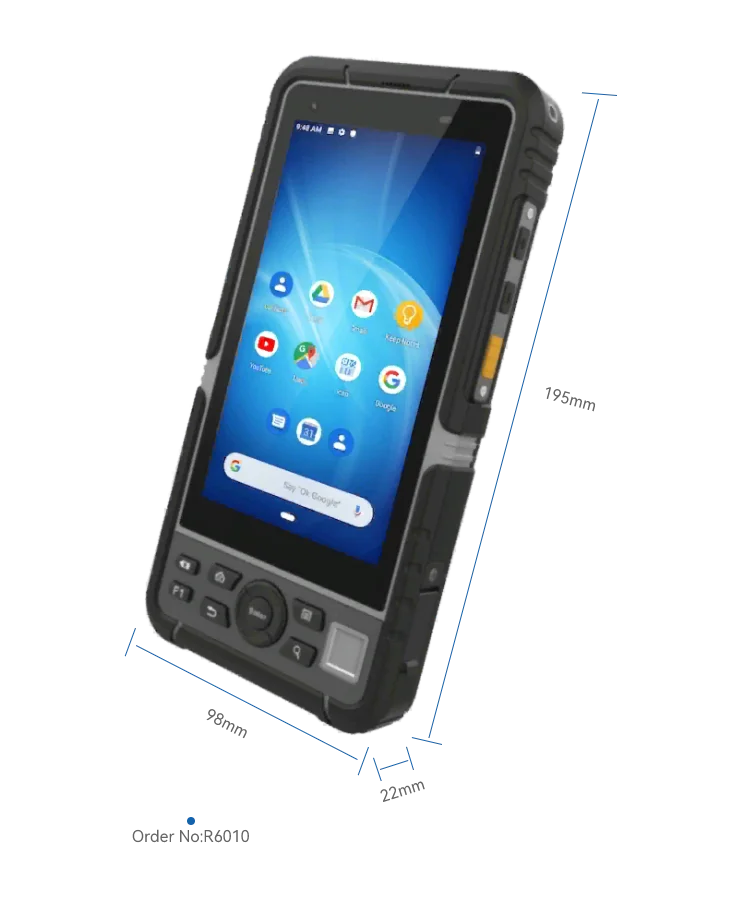 Hugerock R60 R6010 Rugged Pdas Industrial Android Mobile Rfid Uhf Reader Laser Barcode Scanner ...