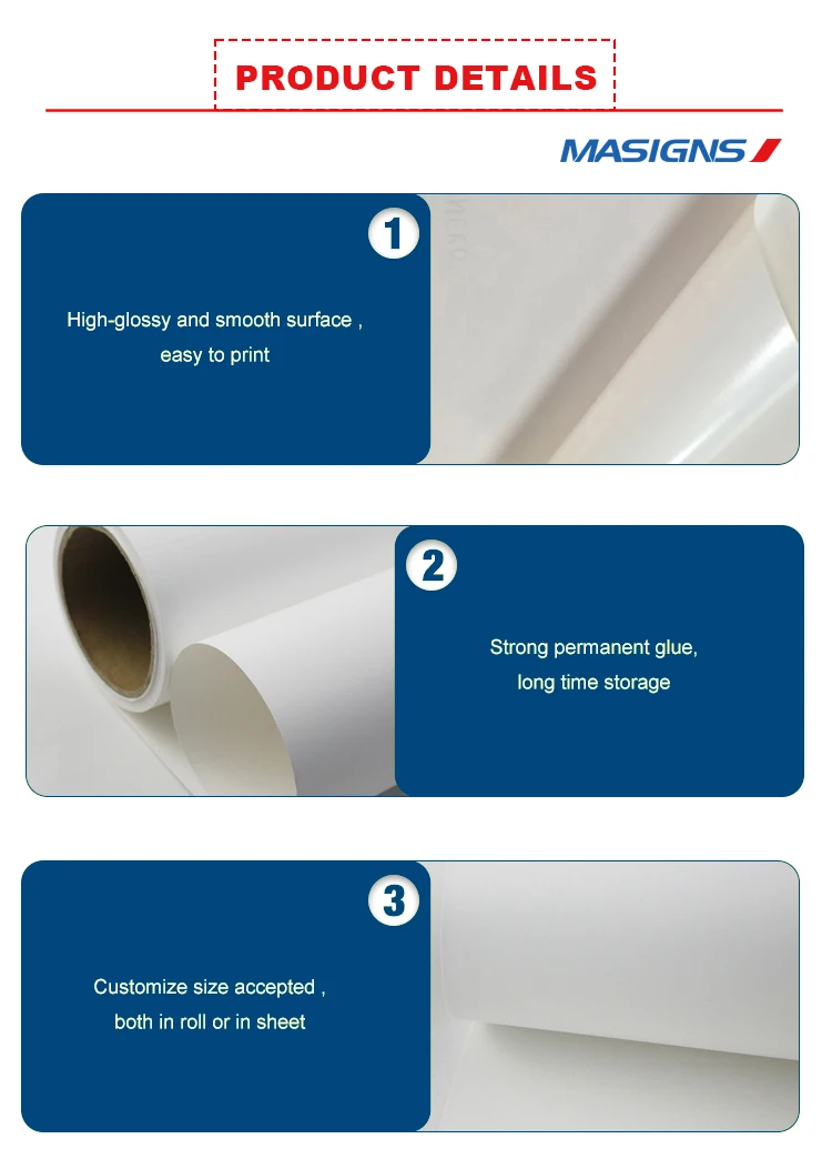 MASIGNS New Custom Eco Solvent Poster PP Paper Matte Waterproof Poster ...
