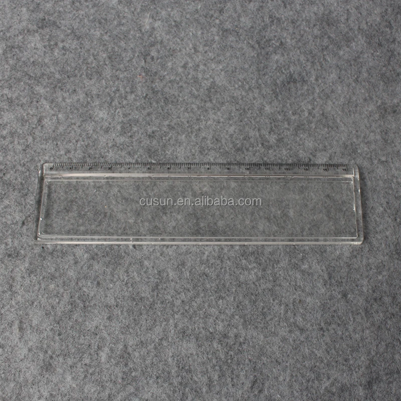 15cm Acrylic Blank With Photo Paper Insert Rulers 6" Insert Ruler ...