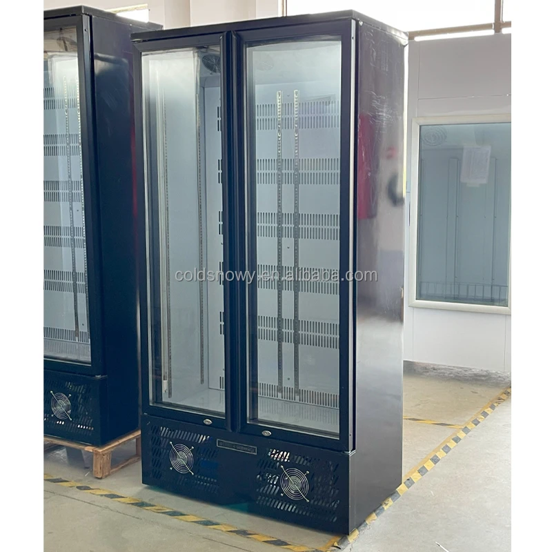 Commercial Supermarket Display Refrigerator Single Double Glass Door ...