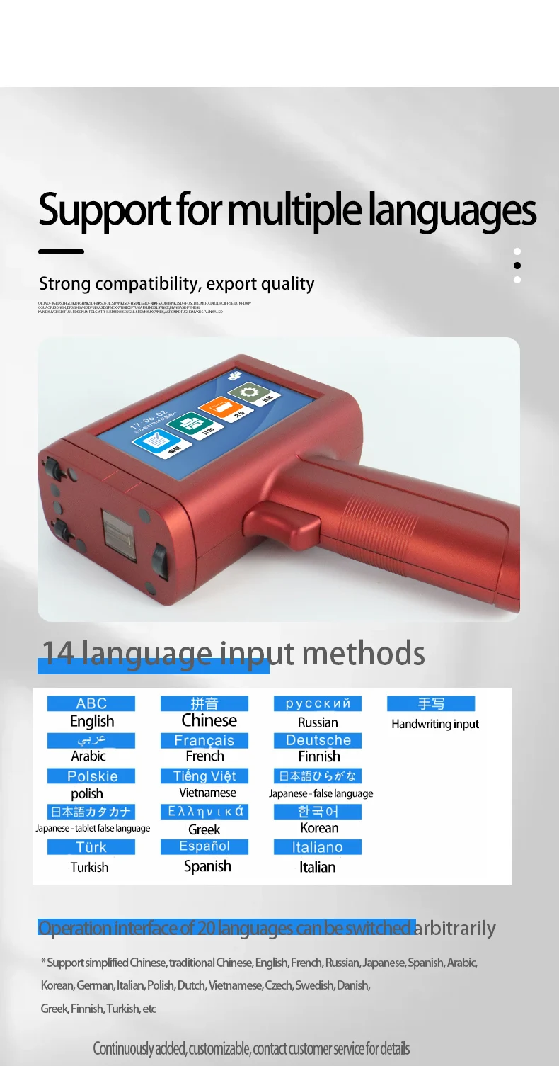 M10 Handheld Small Inkjet Printer Qr Code Carton Express Bag Carton ...