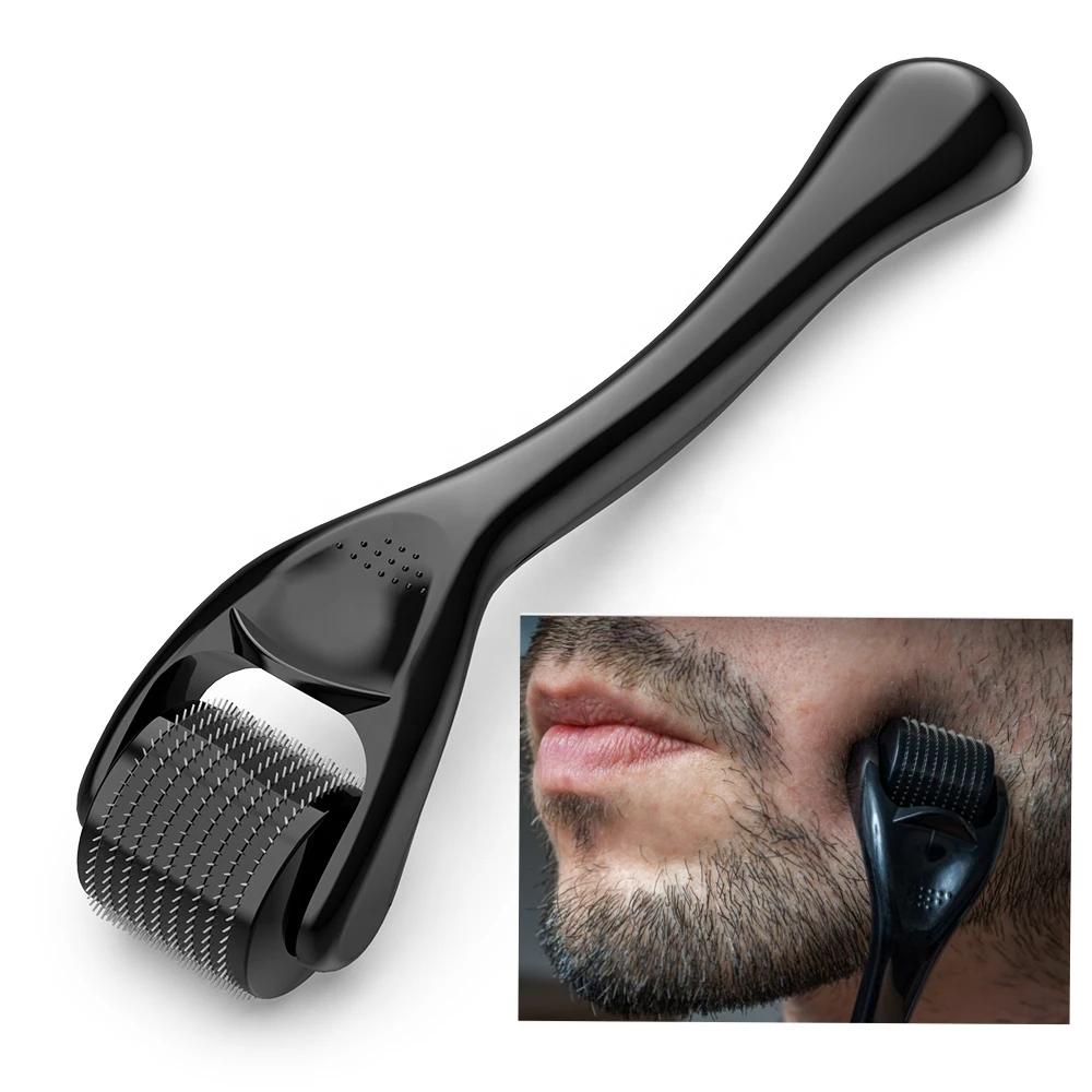 Derma Beard Roller for Hair Growth - Men's Mustache Kit