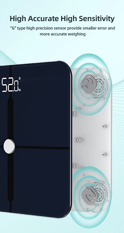 Smart Body Composition Scale Bathroom Smart Full Body Analysis Digital ...