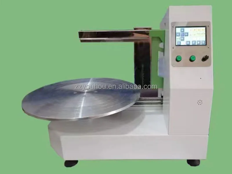 Automatic Birthday Cake Cream Icing Coating Machine Bread Spreading ...