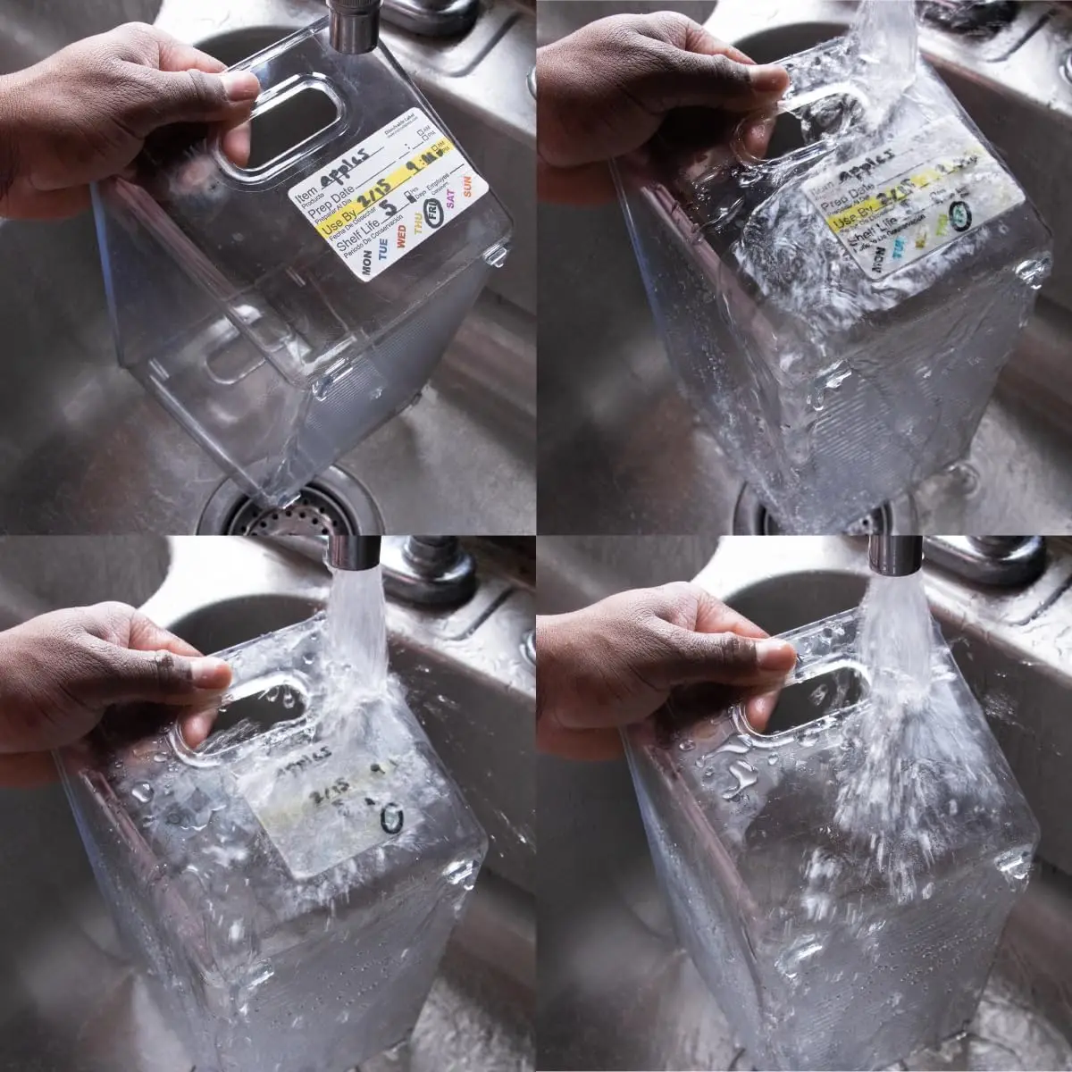 Dissolvable Food Labels No Residue Food Storage Labels for Kitchen ...