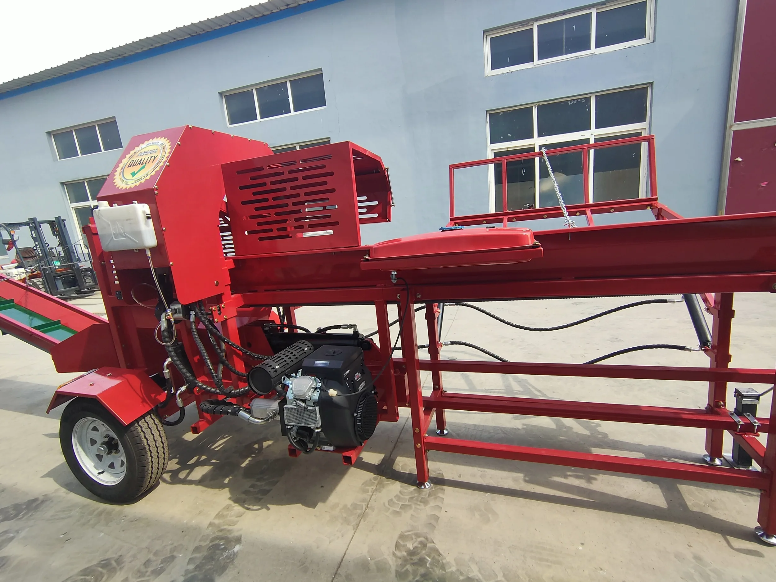 Firewood Processor 600mm Log Wood / Towable Firewood Processor / Mobile ...