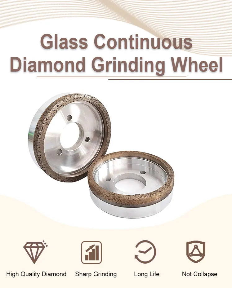 130mm 150mm Glass Diamond Cup Wheel for Glass Straight Line Edging ...