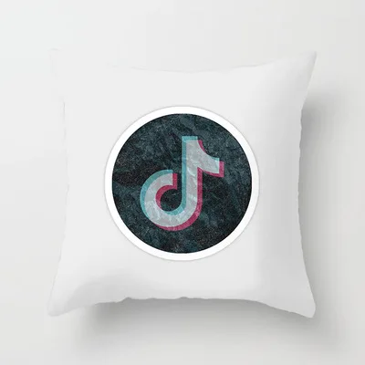 Impression Sur Taie - Custom Tiktok Logo Print Pillow Covers