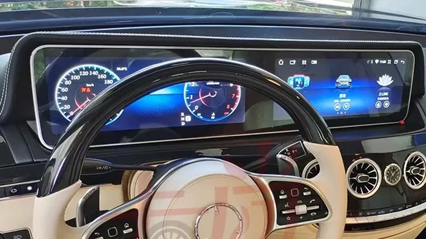 Benzz S-class W221 W222 Full Lcd Dual Connected Panoramic Large Screen ...