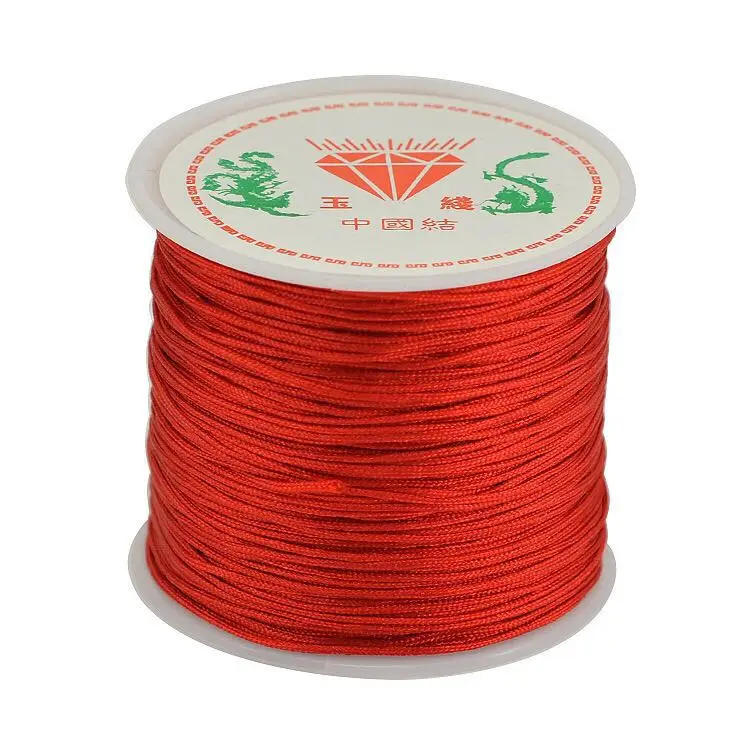 50pcs 45Meter 0.8mm Nylon Cord Thread Chinese Knot Macrame Cord ...