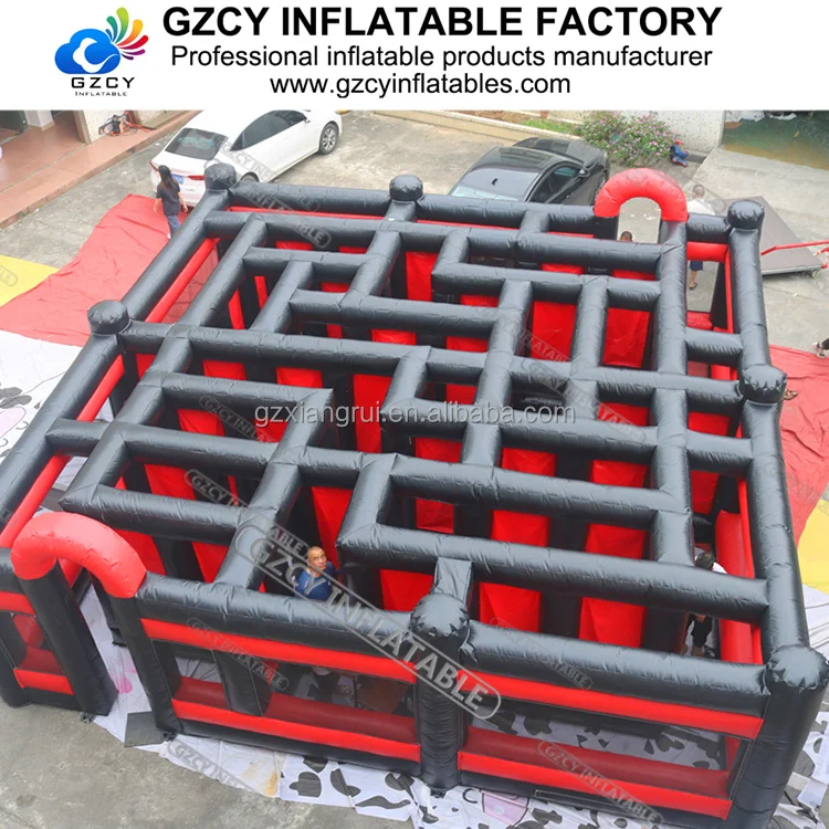 Team Building Games Inflatable Labyrinth Outdoor Sport Inflatable Arena ...