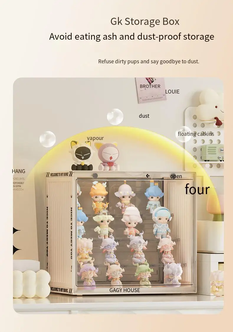 Transparent Blind Box Storage Display Rack - Modern & Sustainable