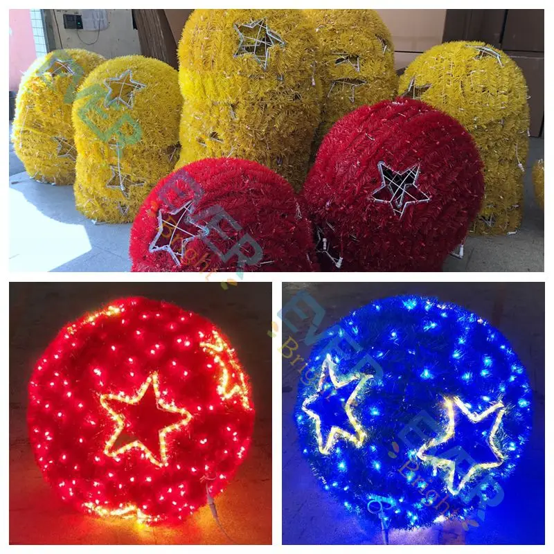 150cm Giant Outdoor Christmas Lights LED Big Ball 3D Motif Light ...